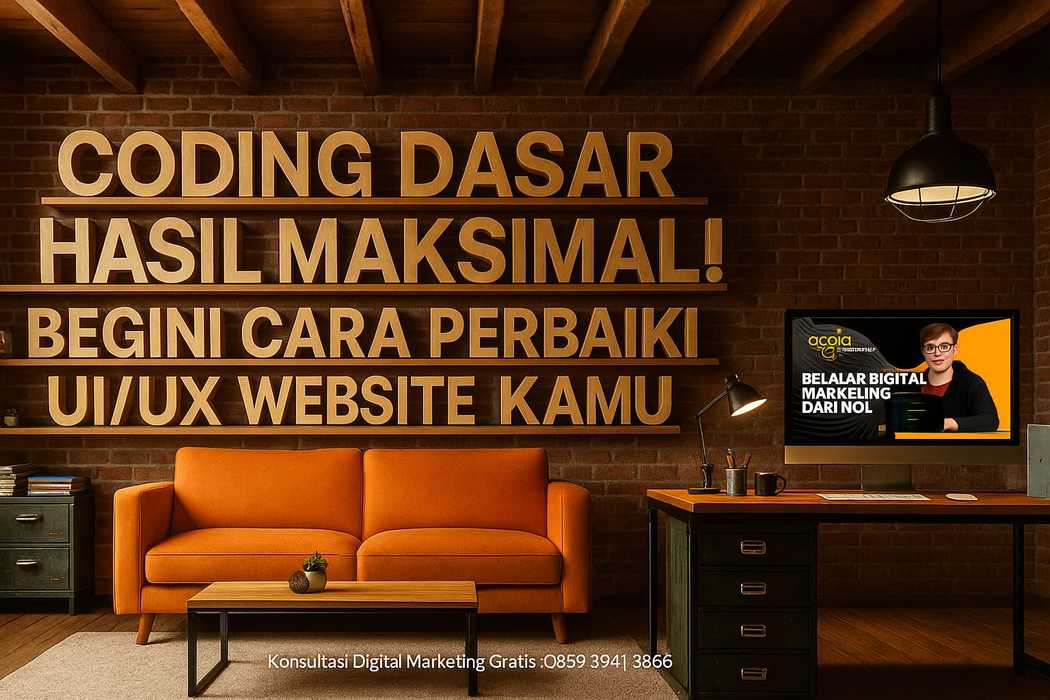 #1 Begini Cara Perbaiki UI/UX Website Kamu, Coding dasar Hasil Maksimal!